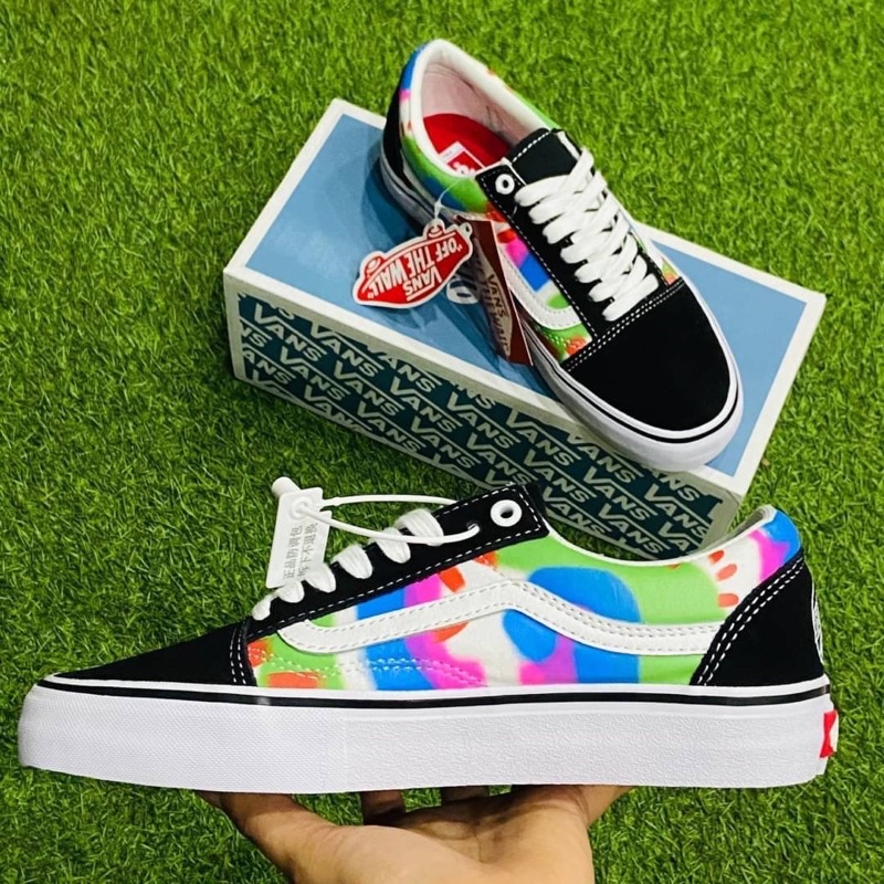 ถูกที่สุด!! (( Vans X Santa Cruz Old Skool Pro Tie Dye Skate Shoes ...