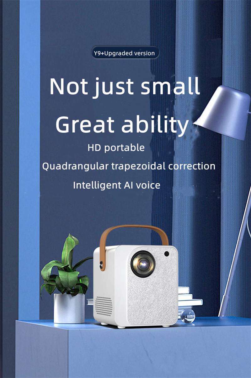 โปรเจคเตอร์ Y9 Projector Full HD Android WIFI 1080P รองรับเสียง AI เเท้ ...
