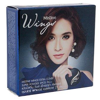 Mistine Wings Extra Cover Super Powder SPF 25 PA++S2ผิวกลาง วิงส์ เอ็กซ์ตร้า คัฟเวอร์ ซุปเปอร์ ...