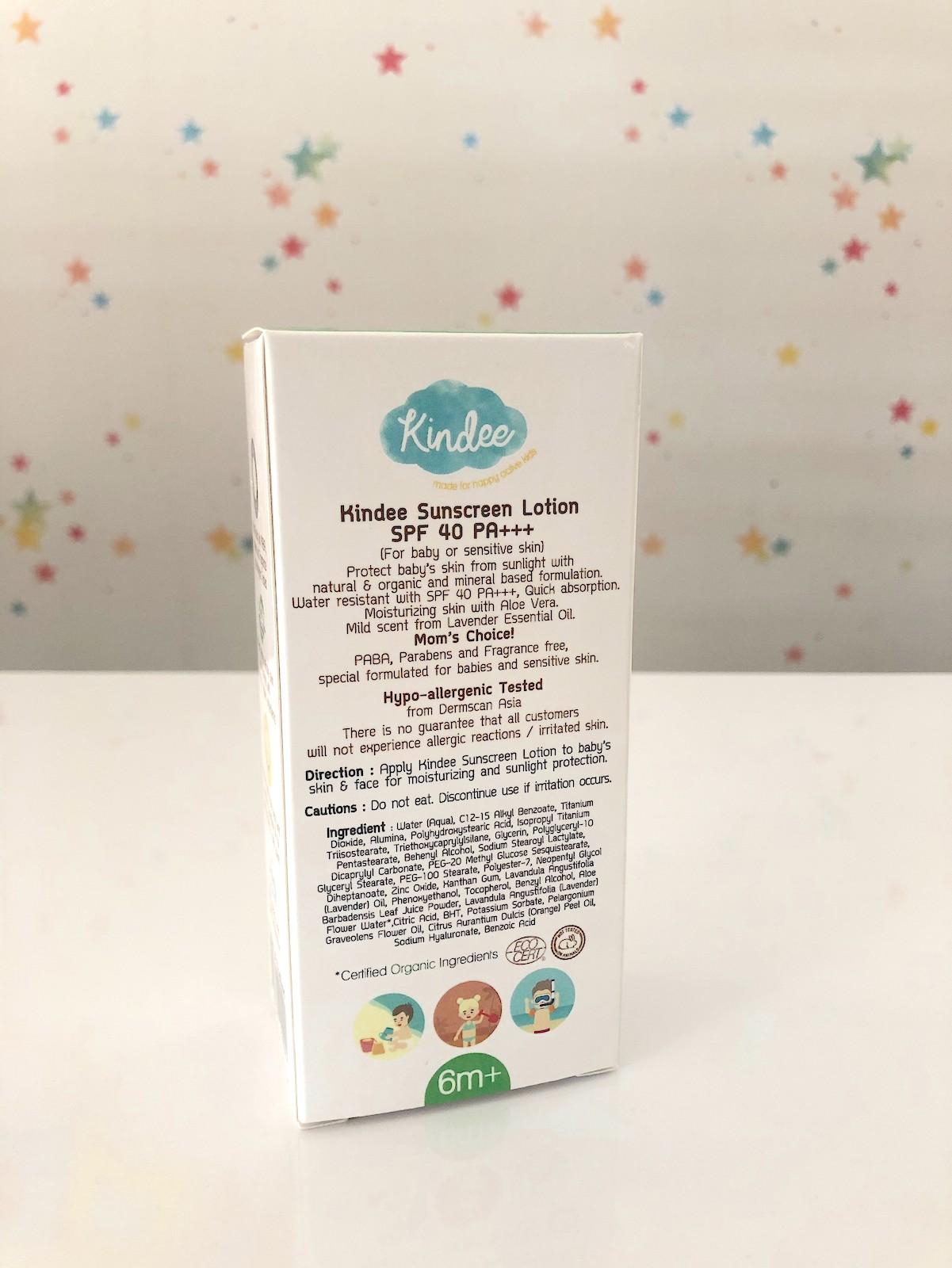 Kindee โลชั่นกันแดด เด็ก SPF 40 PA (ขนาด 50 ml) คินดี้ - Chubby Kids - ThaiPick