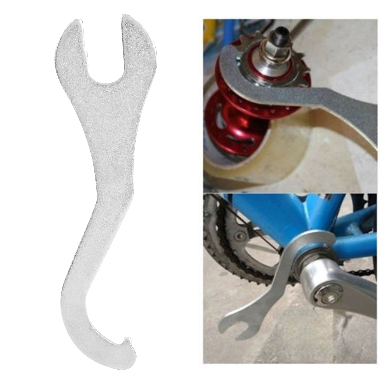 2 in 1 Bike Bottom Bracket Spanner ประแจถอดประแจล็อคจักรยาน เครื่องมือ ...