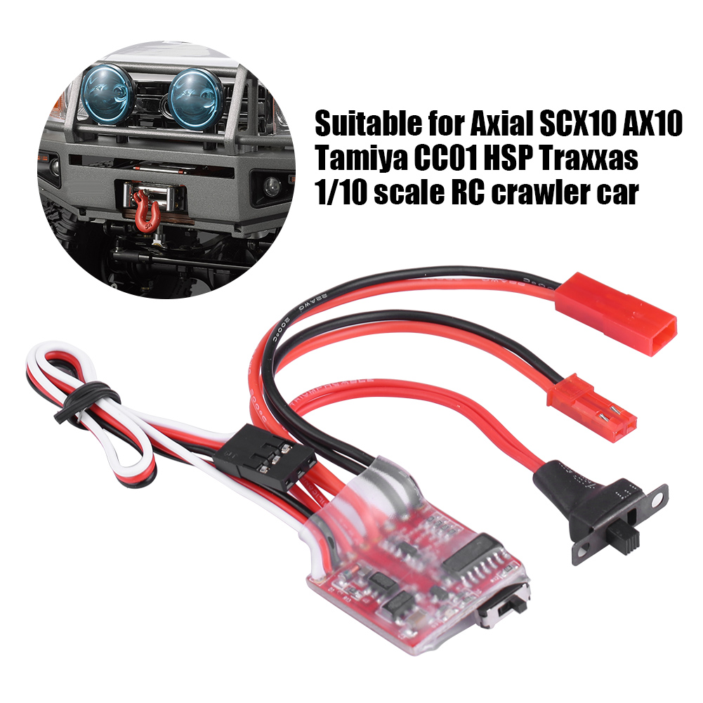 540 Brushed Motor RC Crawler Motor 45T 3-Slot and 60A ESC RC Car ESC ...