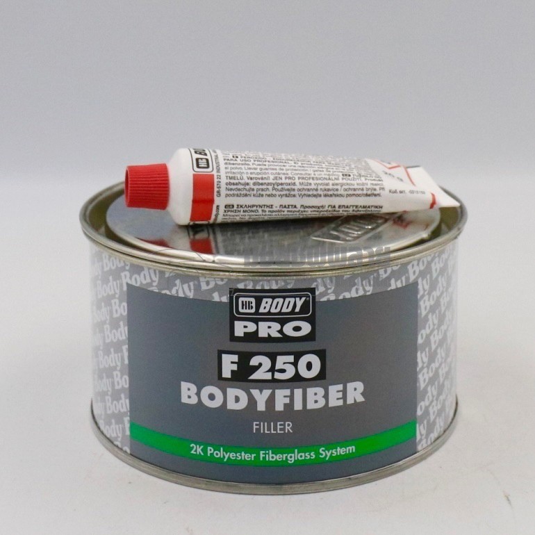 Body Pro No.F250 Bodyfiber Filler (สีโป้วใช้สำหรับพลาสติก) ขนาด 730g ...