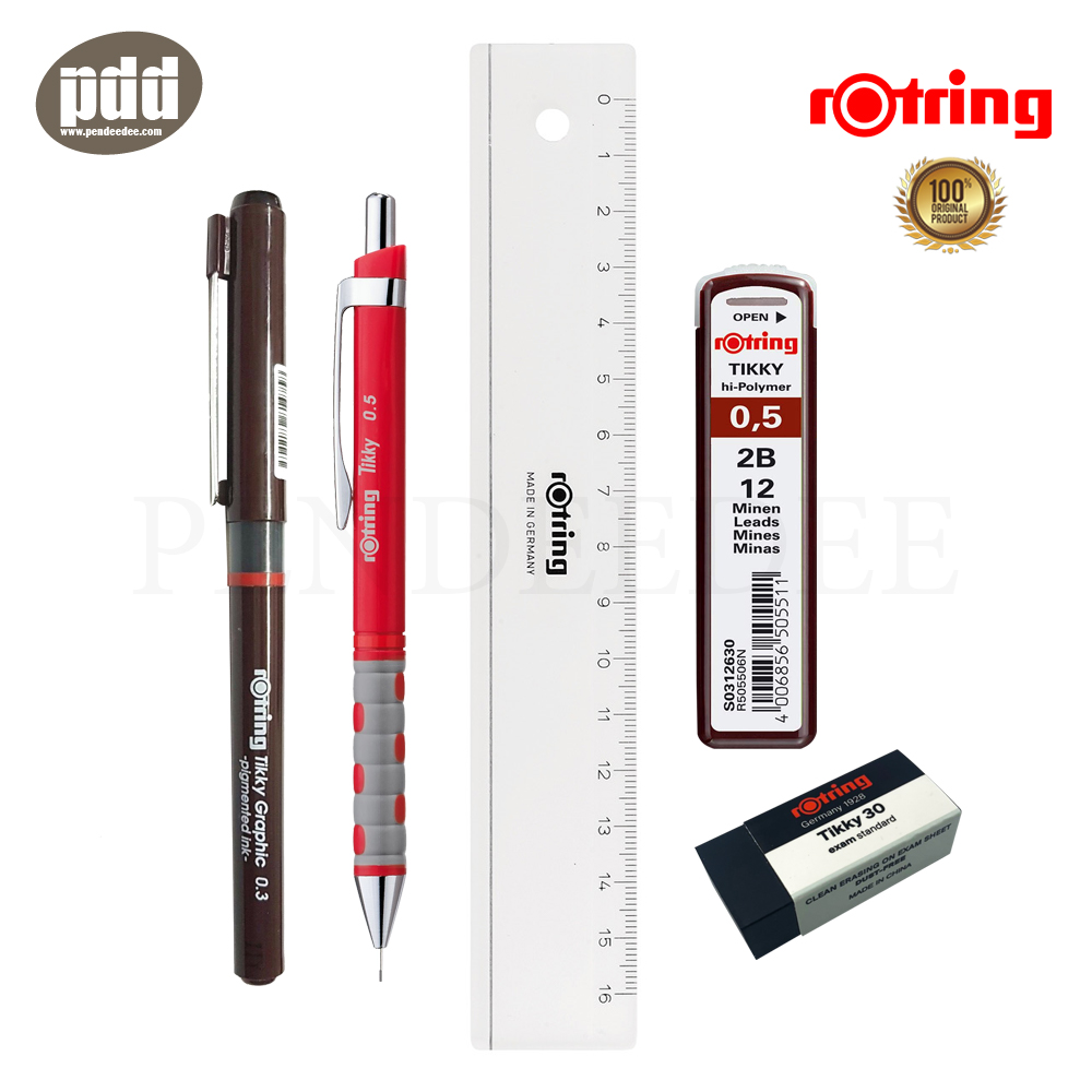 rOtring ชุดดินสอกดรอตริง ครีเอทีฟ 0.5 มม. ดินสอกดติ้กกี้ 0.5 มม. ปากกา ...