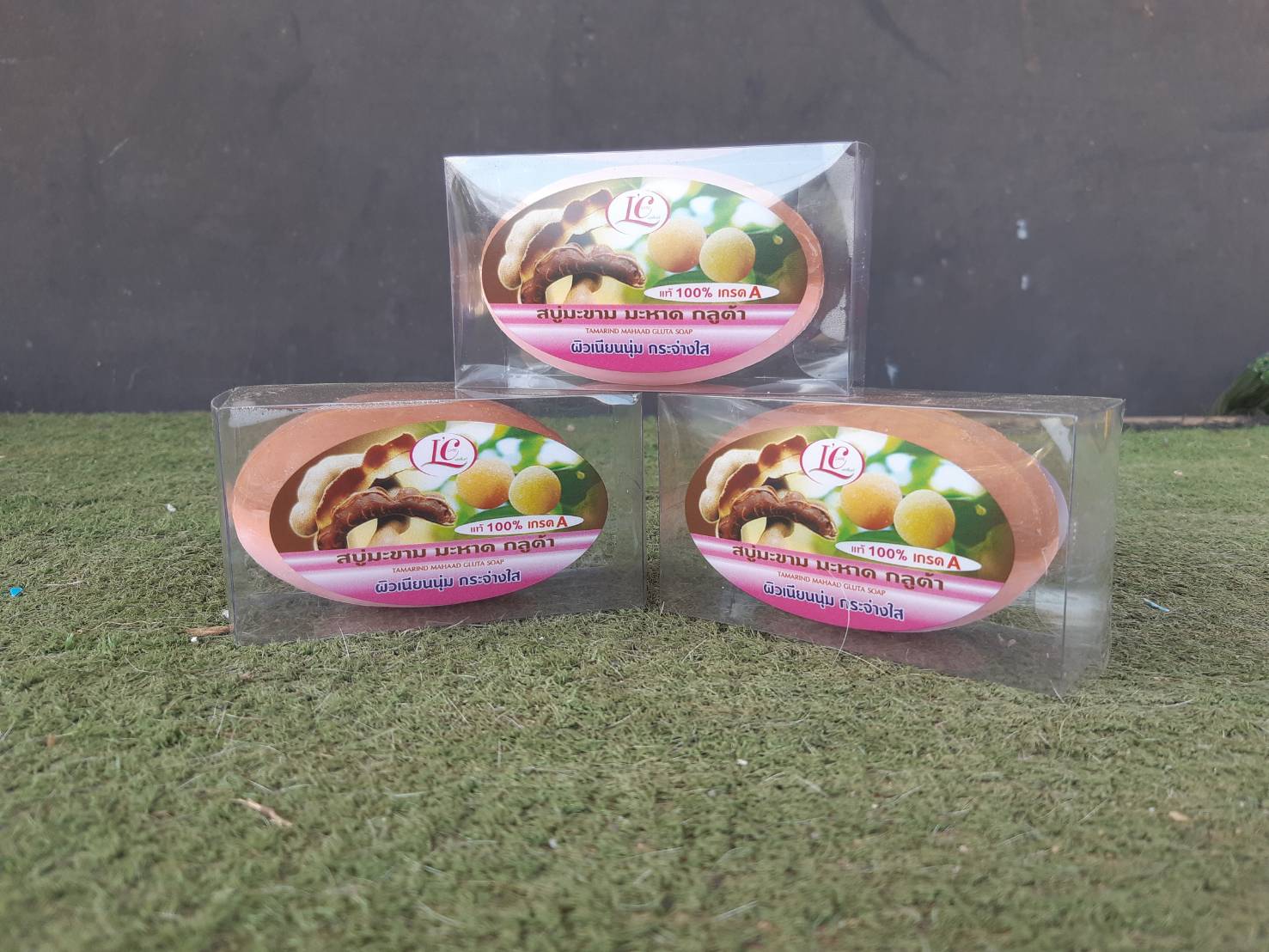 สบู่LC care สบู่มะขาม มะหาด กลูด้า VITAMIN C ผิวเนียนนุ่ม กระจ่างใส LC ...