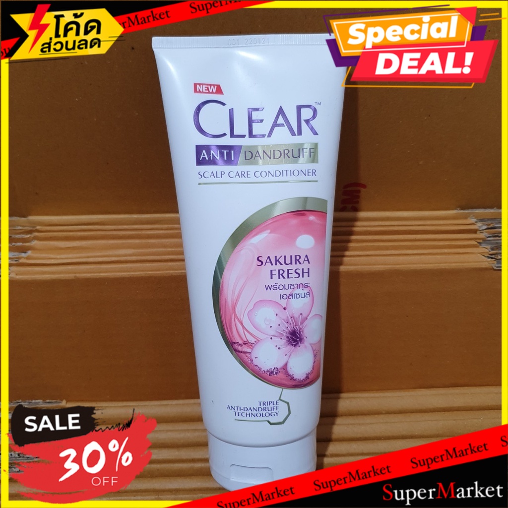 Clear เคลียร์ ซากุระ เฟรช ครีมนวดผม 300 มล. Clear Clear Sakura Fresh ...