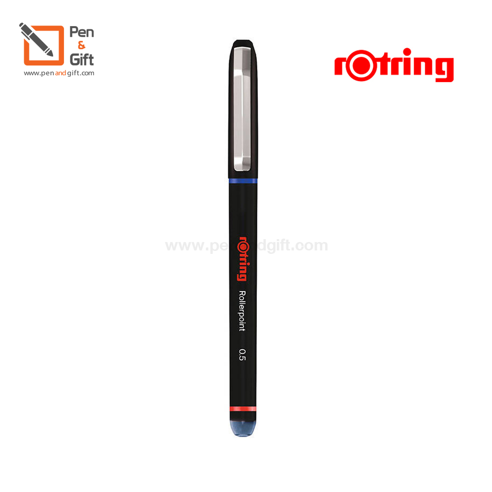 ปากกา rOtring Rollerpoint Pen 0.5 mm. Black Blue - รอตริง ปากกาโรลเลอร์ ...