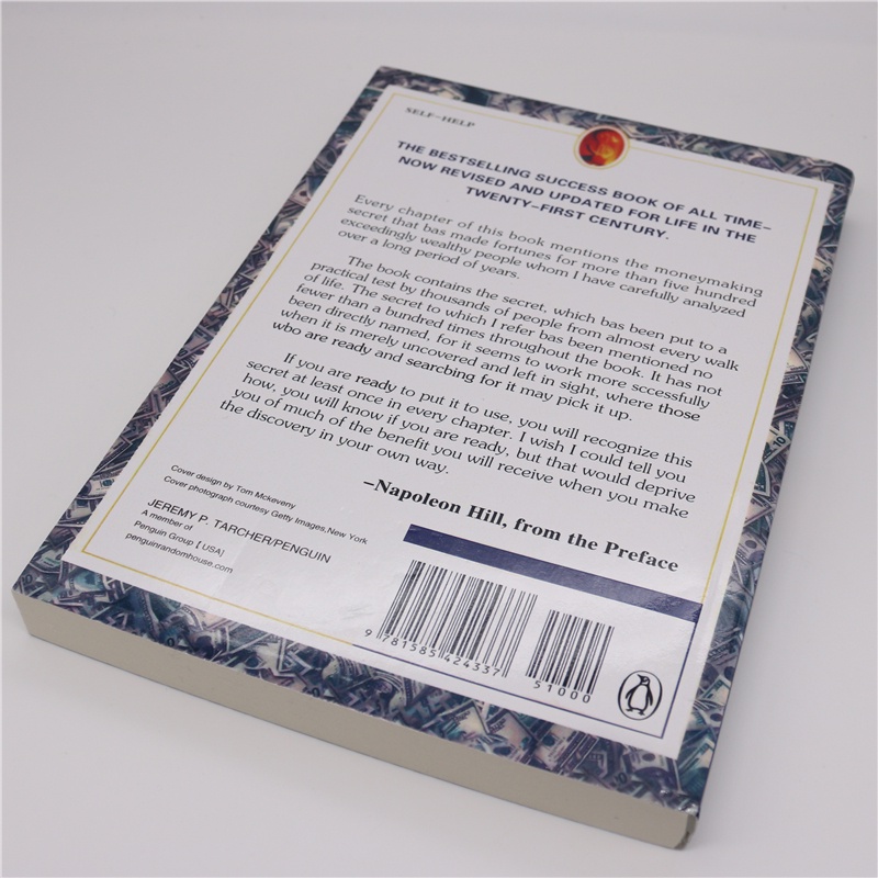 หนังสือภาษาอังกฤษaguyu Think And Grow Rich By Napoleon Hill Paperback