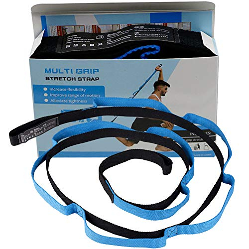 SESTP Sports Stretching Strap, Flexibility Durable Exercise Straps with ...