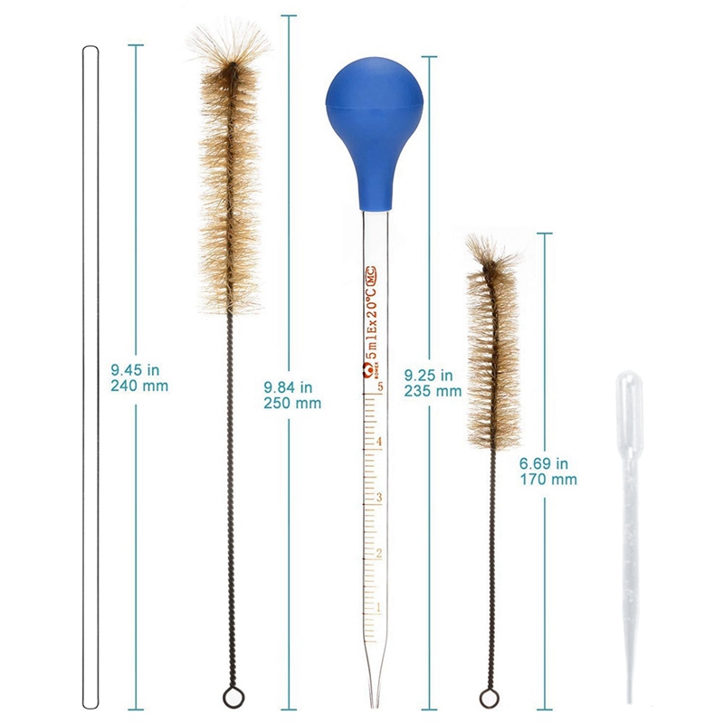 Graduated Cylinder Set,Borosilicate Glass Measuring Cylinders in with ...