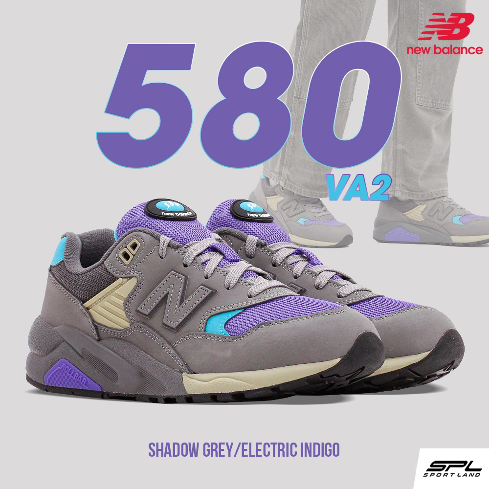 New Balance นิวบาลานซ์ รองเท้าผ้าใบ รองเท้าลำลอง NB UX 580 Shadow Grey ...