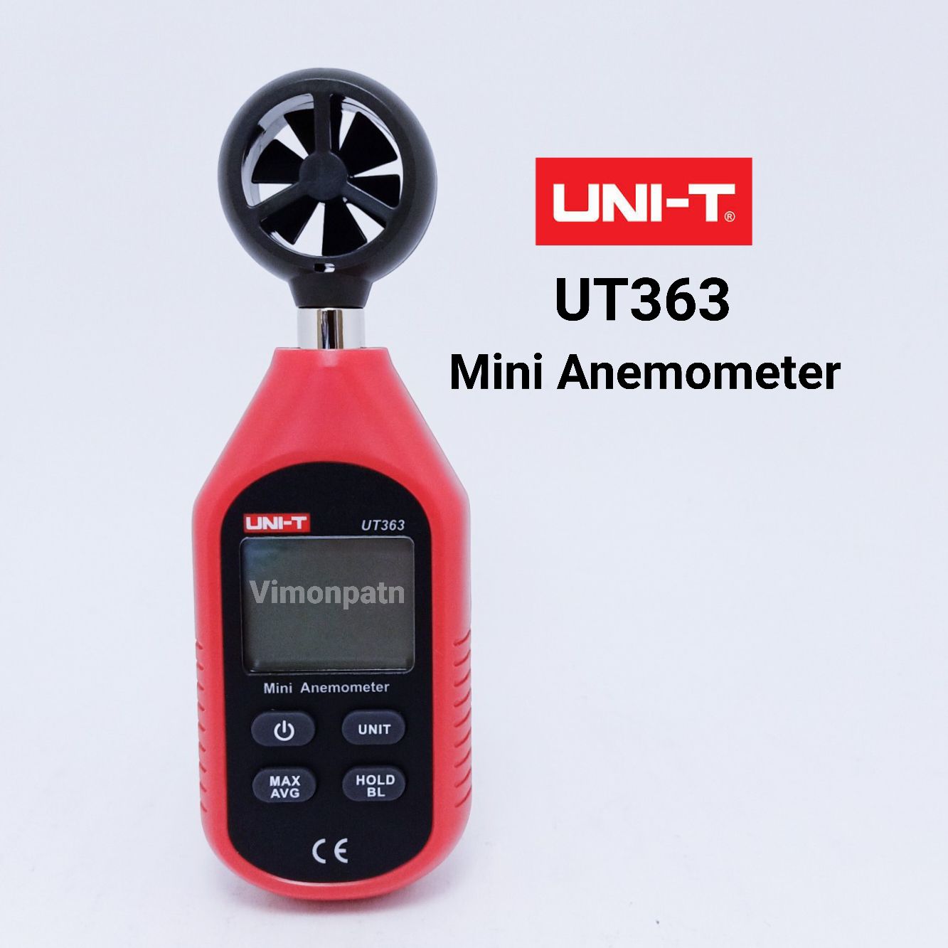 UNI-T เครื่องวัดความเร็วลม รุ่น UT363 เครื่องวัดความเร็วลมแบบดิจิตอล ...