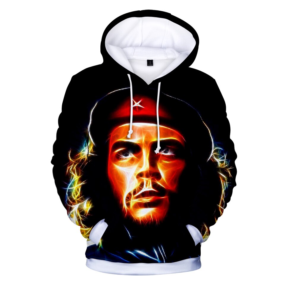 Cool Che Guevara Hero 3D Hoodies Sweatshirt Men Autumn Winter Hoodie ...