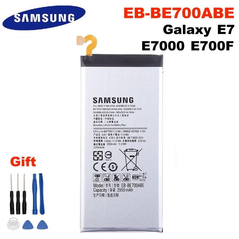 แบตเตอรี่ Samsung Galaxy E7 E7000 E700F 2950 mAh ความจุจริง - Phone mobile SHOP - ThaiPick