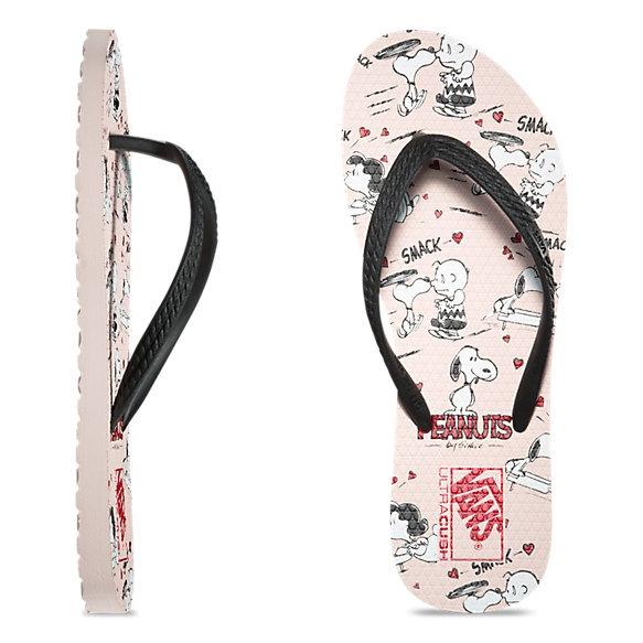 รองเท้าแตะ หูหนีบ แฟชั่น แวน Women Slipper Hanelei Peanuts Smack ...