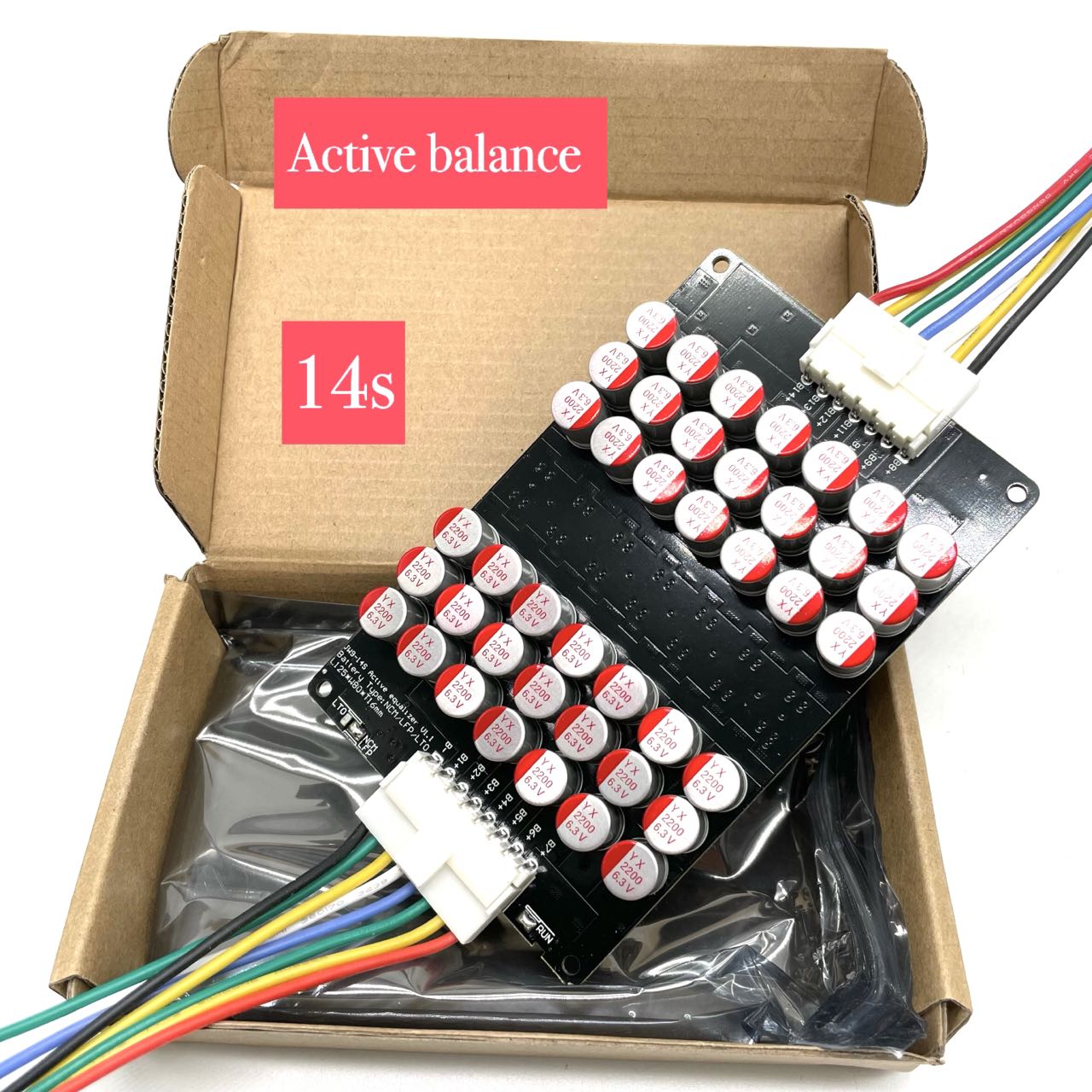 3S 4S 7S 8S 14S 17S Active Balance บอร์ดเเอคทีฟบาลานซ์ สำหรับ LiFePo4 ...