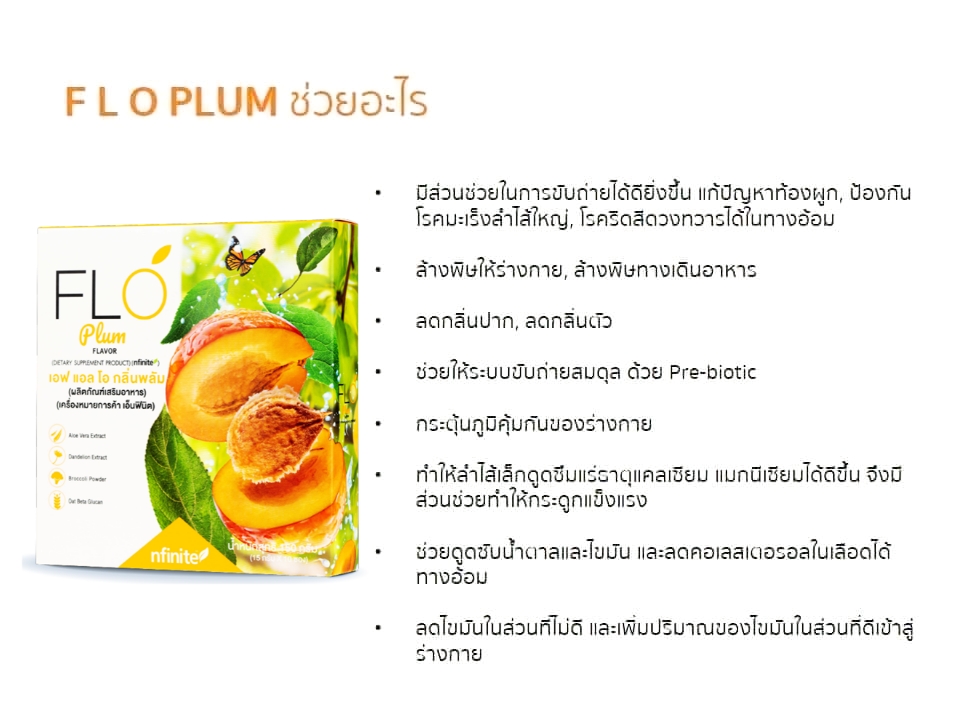 ดีท๊อก FLO Plum Flavor 3 กล่อง 30 ซอง - Speed Beauty - ThaiPick