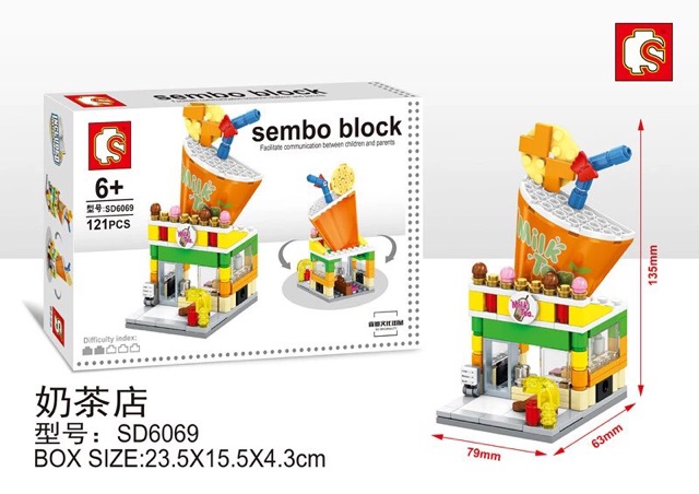 Sembo Block : SD 6066-6069 Sembo Building Shop Series : 1 ชุด มี 4 ...