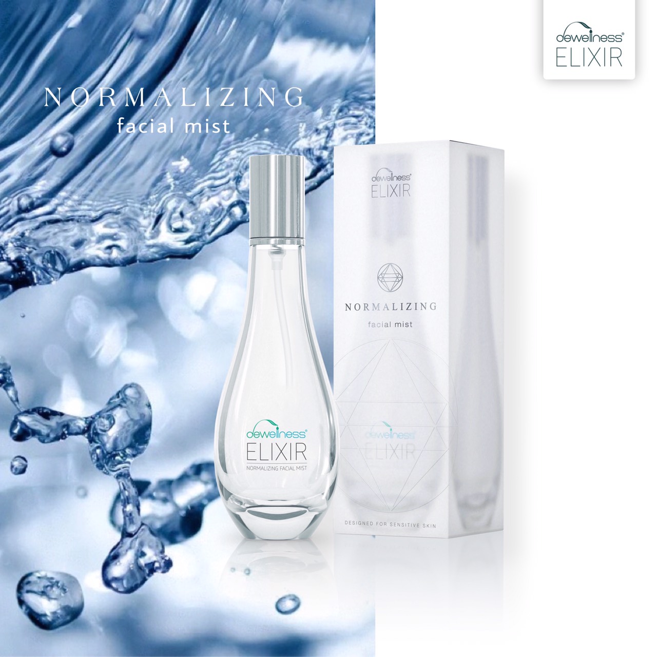สเปรย์น้ำค้าง DEWellness Elixir Normalizing Facial สเปรย์น้ำค้างบริสุทธิ์จาธรรมชาติ - DEWellness ...
