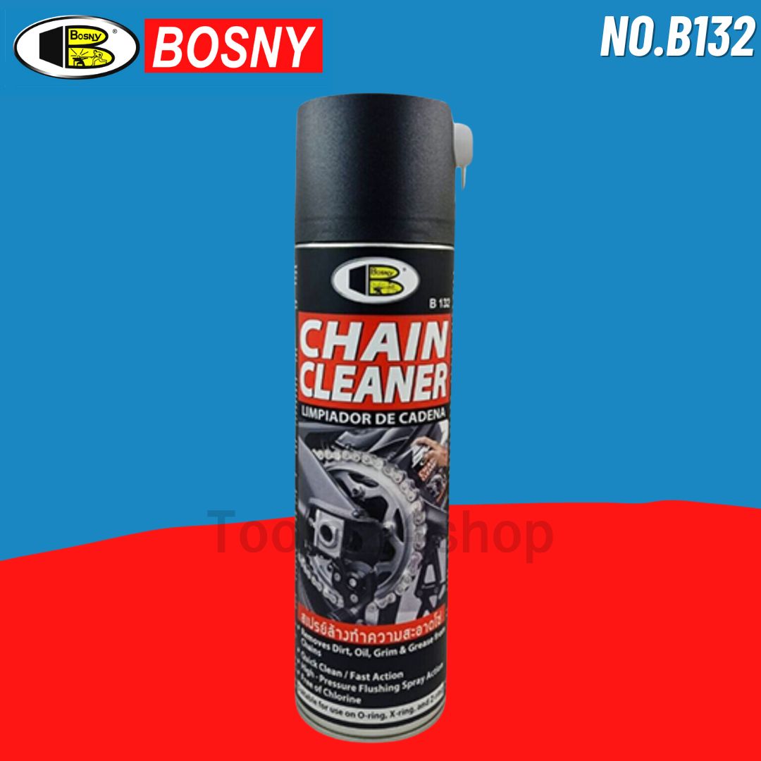 BOSNY สเปรย์ล้างทำความสะอาดโซ่ No.B132 CHAIN CLEANER | Lazada.co.th
