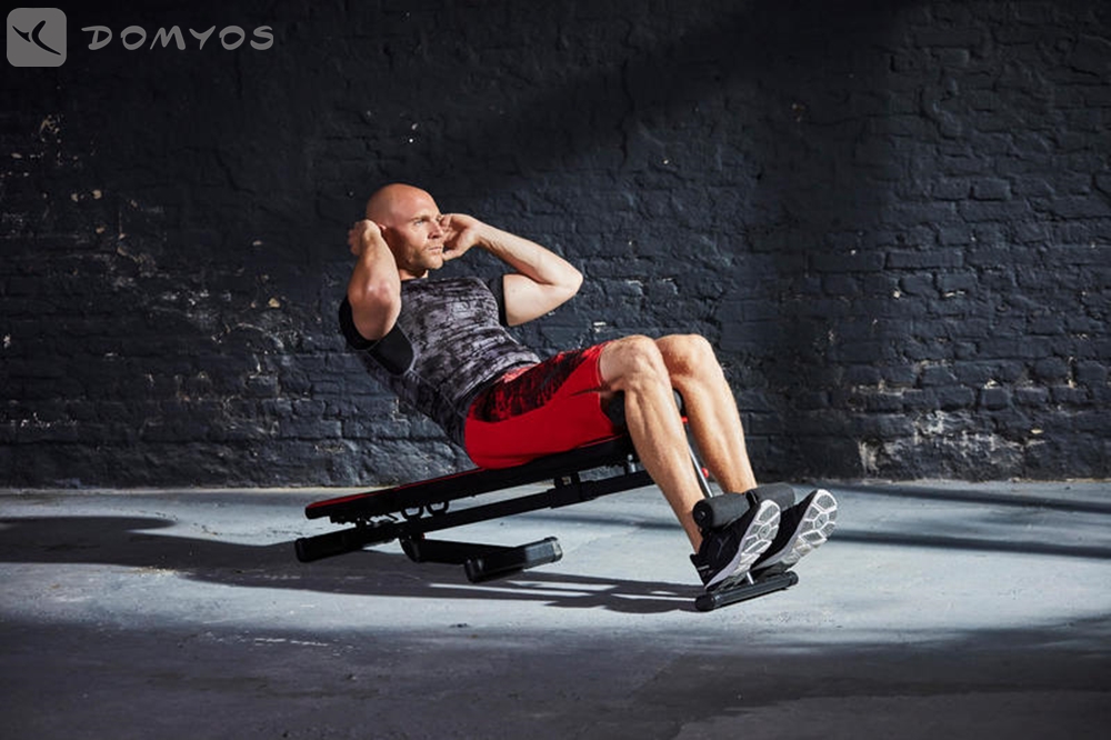 ม้านั่งเพาะกาย ม้านั่งออกกำลังกาย DOMYOS Bench Bodybuilding 500 Fold ...