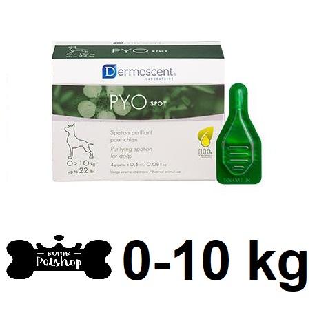 Dermoscent PYO Spot on for dog 0-10kg ยาหยอดหลังคอ บำรุงผิว สำหรับสุนัข ...