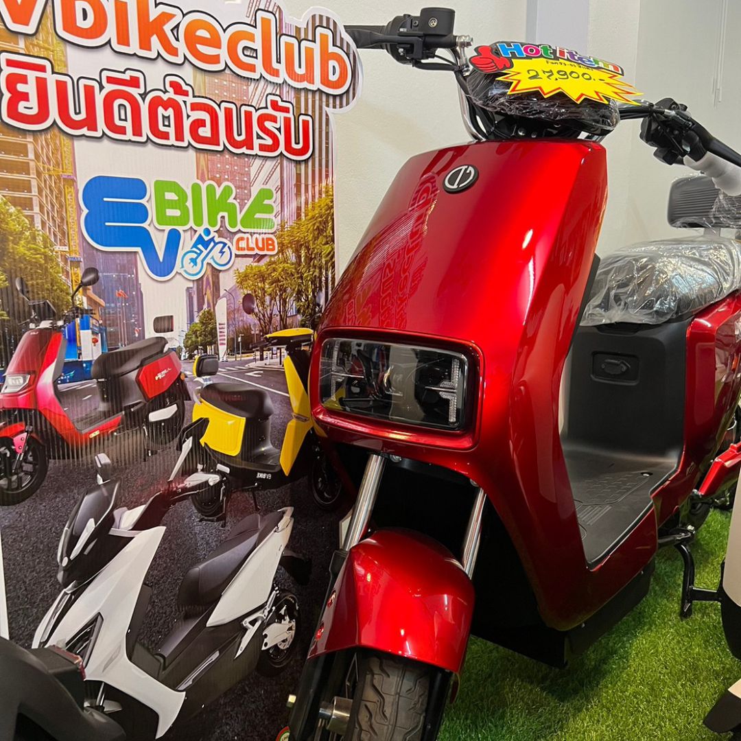รุ่น FUN-53 AJ มอเตอร์ไชค์ไฟฟ้า AJ EV BIKE แบบไม่จดทะเบียน - อีวีไบค์คลับ - ThaiPick