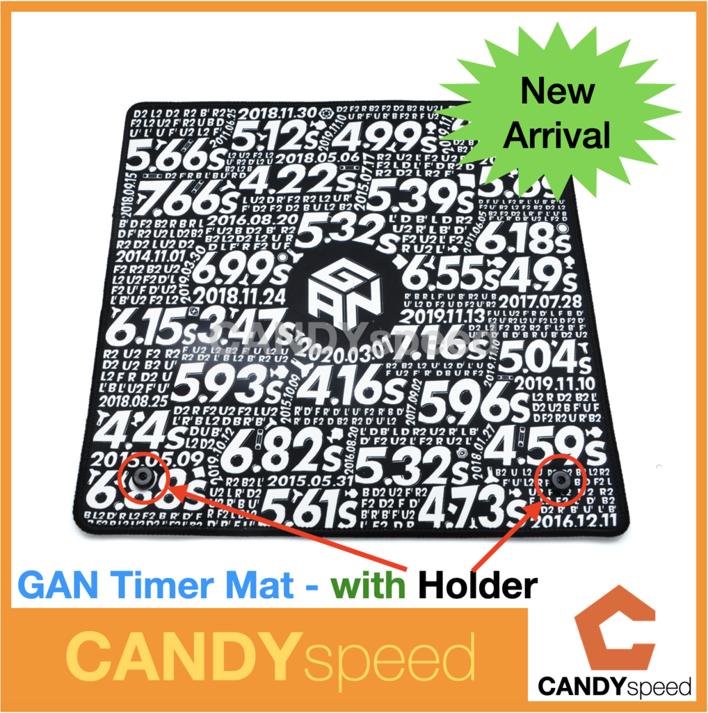 Gan Timer Mat แผ่นรองเล่นรูบิค Gan Mat By Candyspeed Th