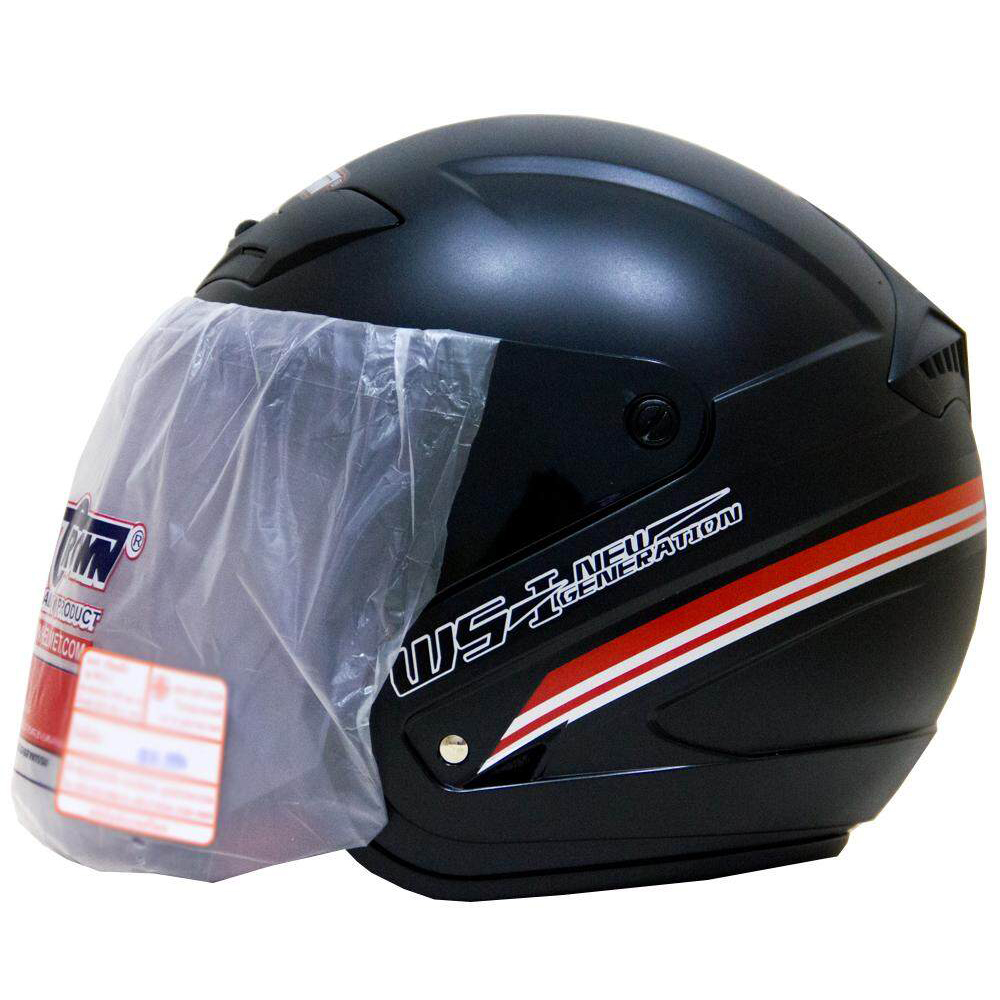 (ส่งฟรี)หมวกกันน็อค SPACE CROWN รุ่น FIGHTER สีขาวล้วน (PLAIN WHITE ...