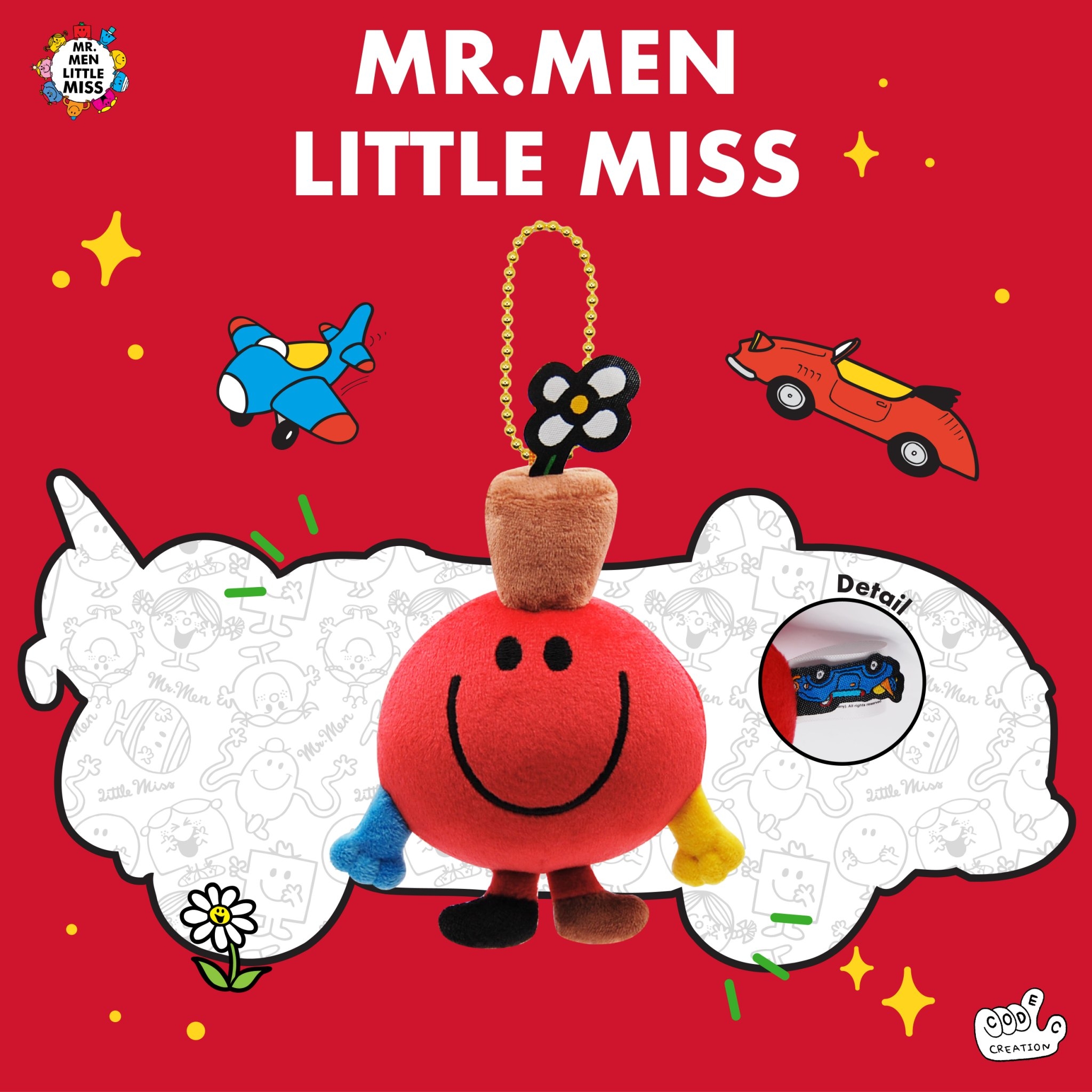 พวงกุญแจ Mr.Wrong (Mr.men and Little miss) | Lazada.co.th