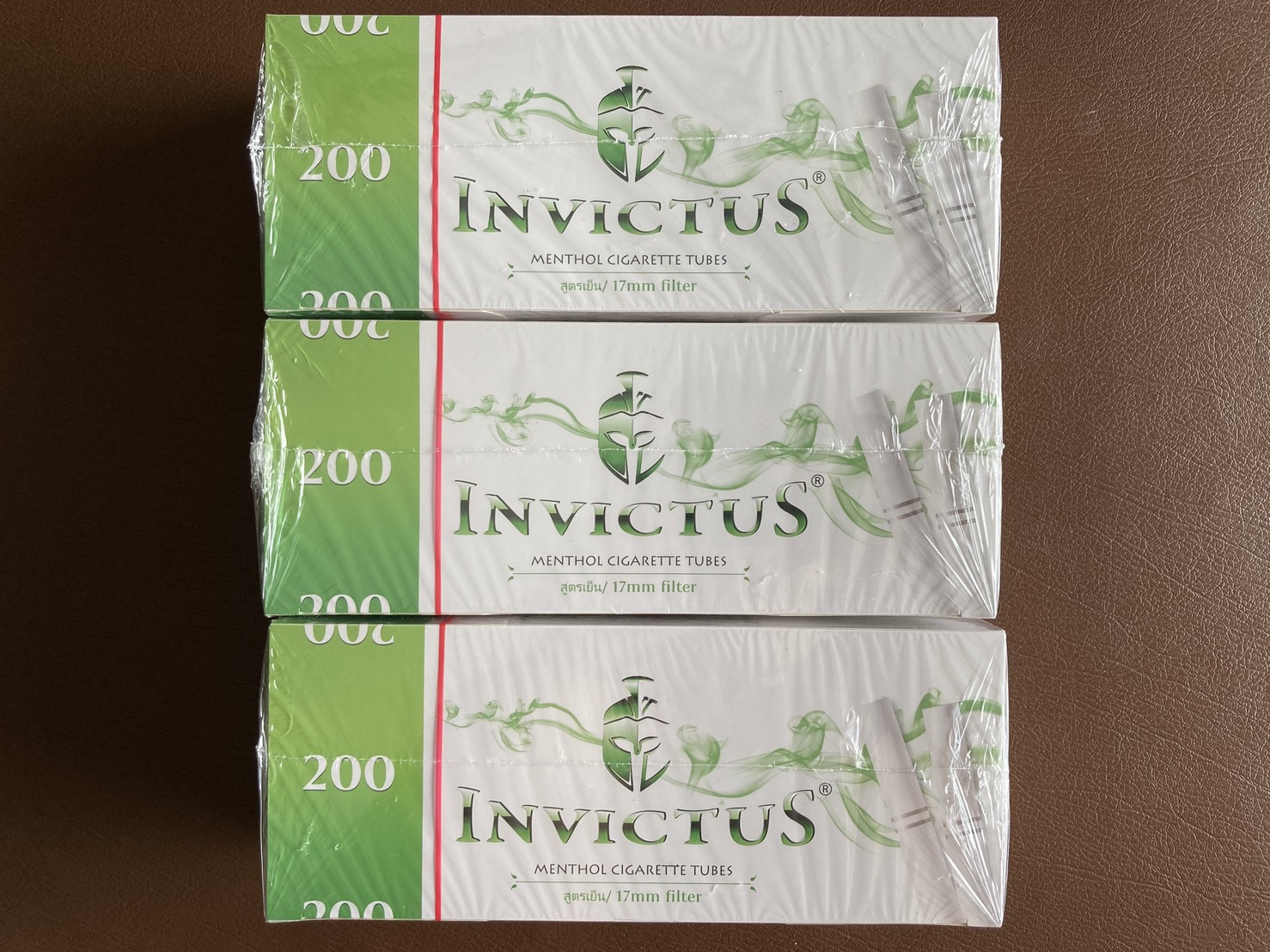 Invictus 200*3 ชิ้น ก้นเย็น แบบเย็น ก้นแดง ขนาด17mm=600ชิ้น - Ta-Tum EP ...