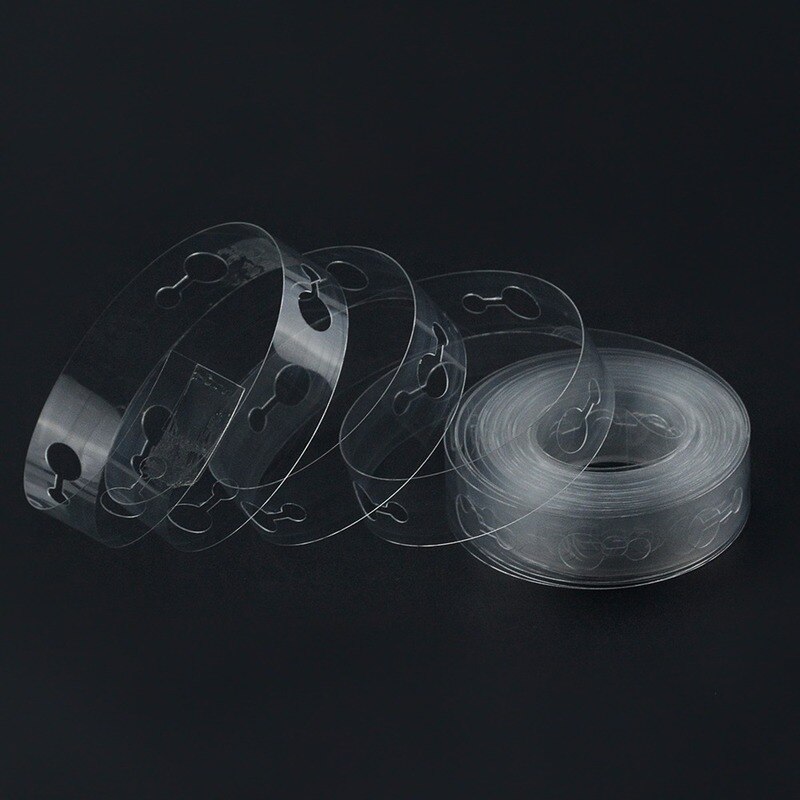 1pc 5m Balloon Chain Tape Clear One/Two Holes Arch Connect Strip Party ...