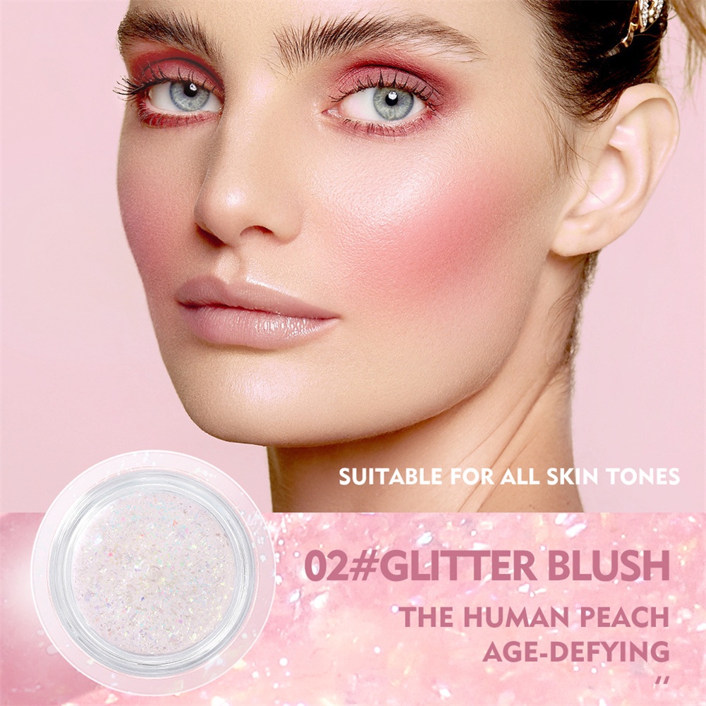 Pudaier บลัชออนโปร่งใส บลัชออน เปลี่ยนสีตามอุณหภูมิ Clear Blush เนื้อดี ...