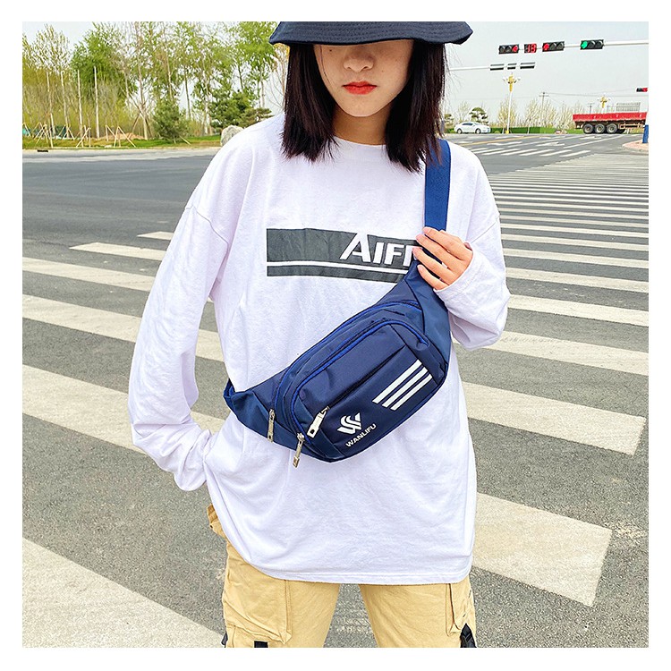 (w78)กระเป๋าคาดอกคาดเอว ผ้าหนา4ซิป จุของได้เยอะ redspeed - Redspeed ...