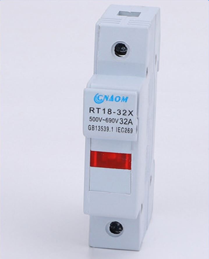 R015 ฟิวส์เซรามิค RT18-32 ฐานฟิวส์ ฟิวส์ 10x38mm Cylindrical Single Pole Fuse and Holder Base ...