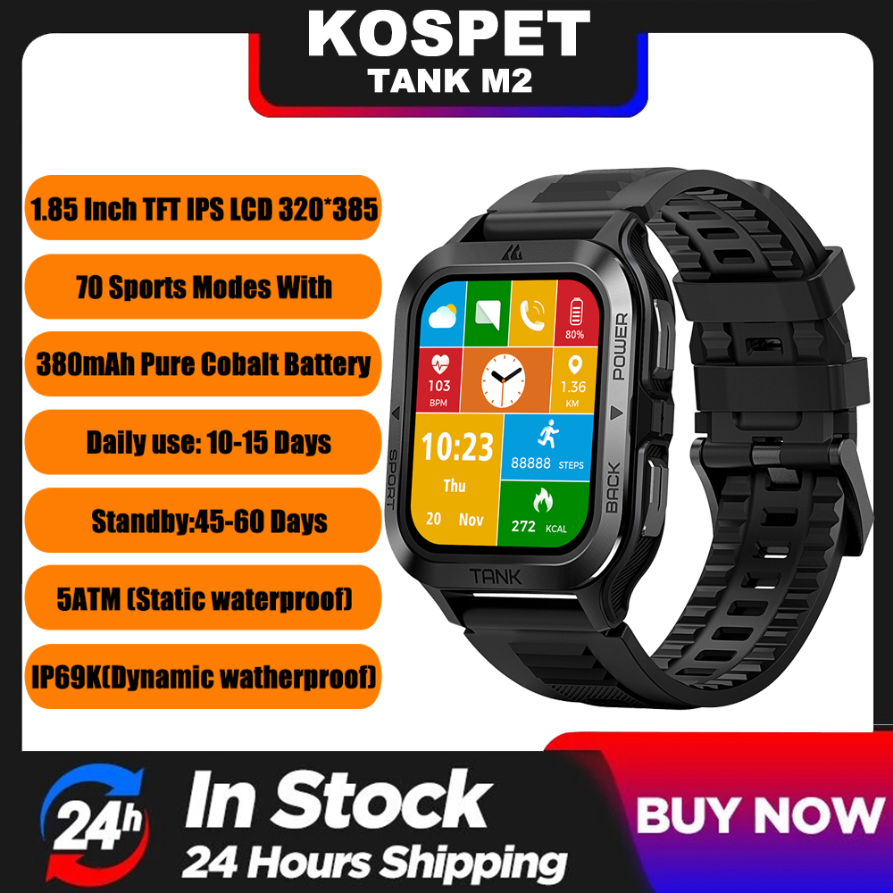 TANK M2 Militial Smartwatch Men Sport Ultra Smart - VIZzLaie - ThaiPick