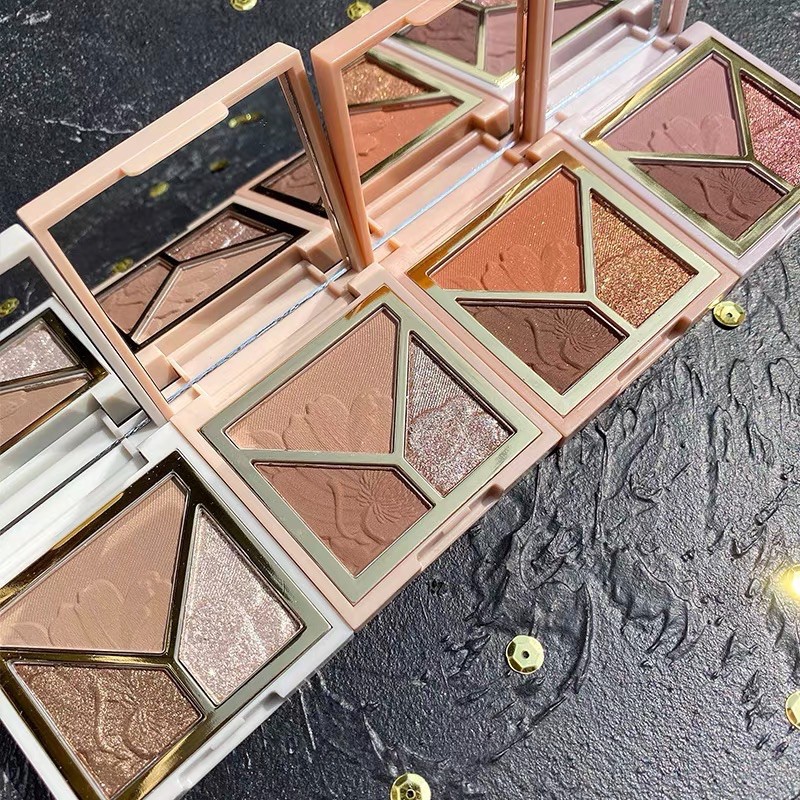 8118(ใหม่/แท้) อายแชโดว์ทาตา 3 สี เนื้อใยไหม เนื้อแมท กลิตเตอร์ hojo ...