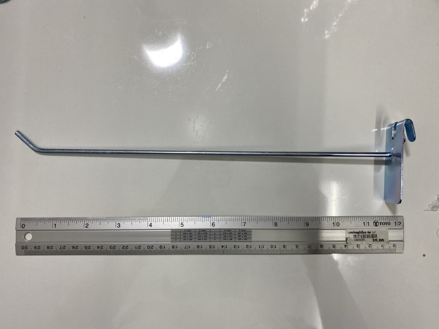 ฮุกเกี่ยวตะแกรงชุบซิงค์ (แพ็ค10ชิ้น) มีขนาดให้เลือก 24681012 นิ้ว PW ...