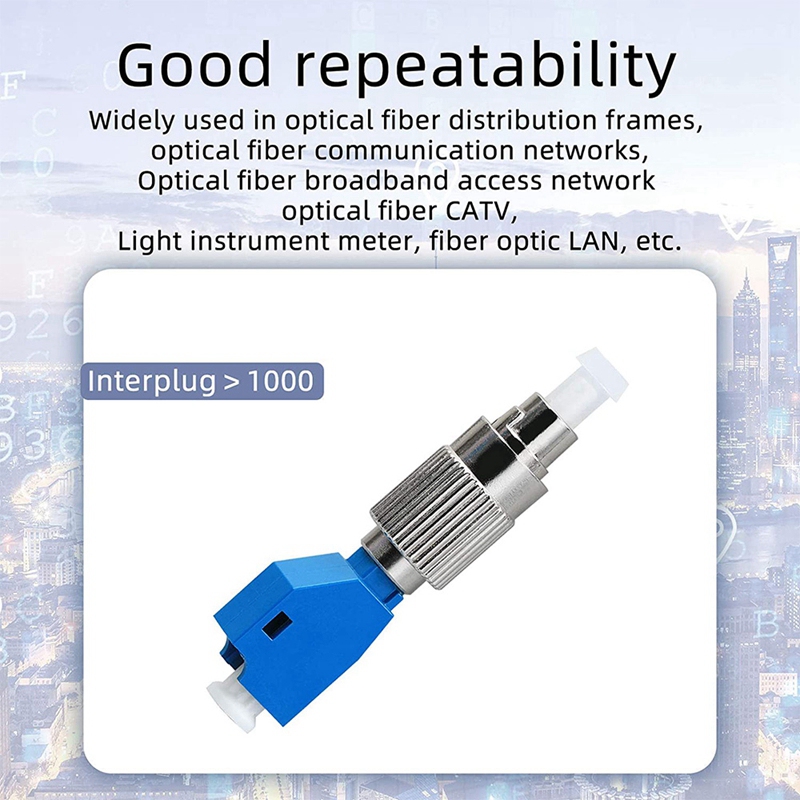 Visual Fault Locator Adapter, Hybrid Fiber Optic Connector Adapter,Single Mode 9/125Um FC Male ...