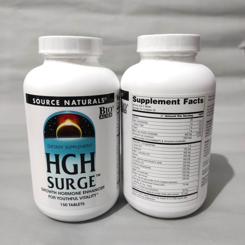 Source Naturals HGH Surge 150 Tablets Free shipping ส่งฟรี - MixASale