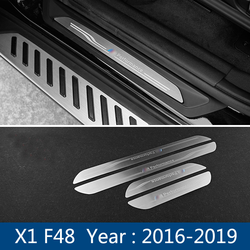 Accessories Door Sill Scuff Plate Guards Protector Stickers For BMW 3 4 ...