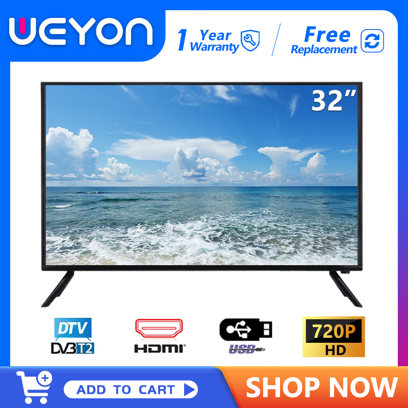 WEYON tv ทีวีทีวีดิจิตอลขนาด 32 นิ้ว, ทีวี led, ทีวีความละเอียดสูง ...