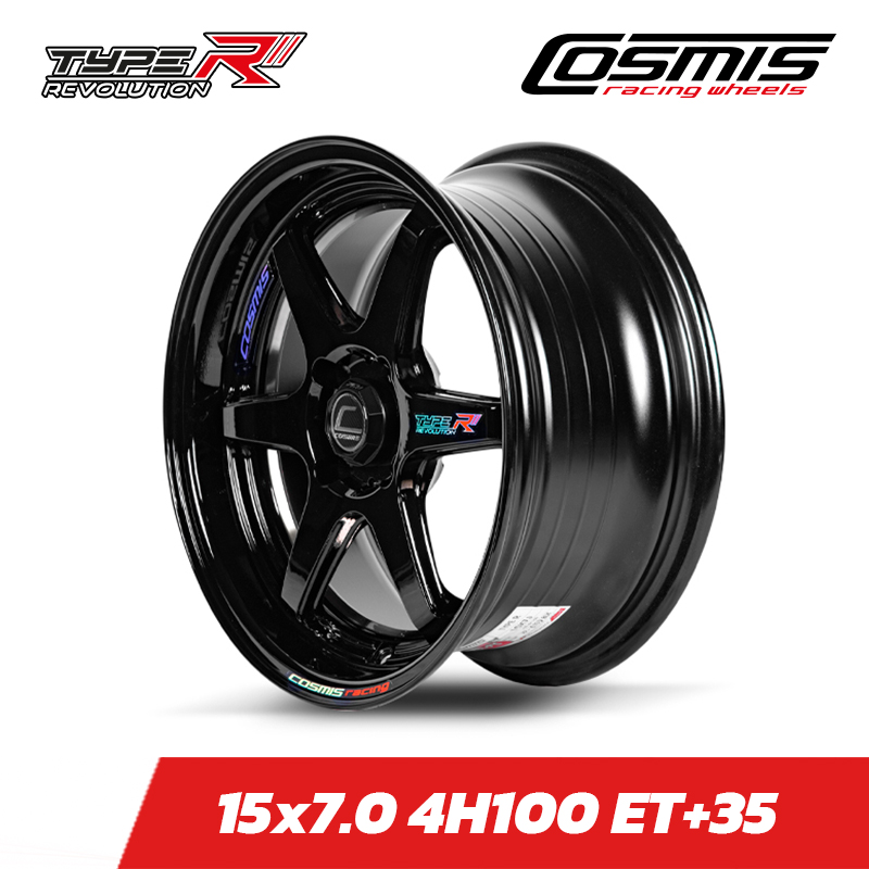 ล้อแม็กรถเก๋ง COSMIS รุ่น TYPE-R 15x7.0 4รู100 ET35 - SMB WHEELS - ThaiPick