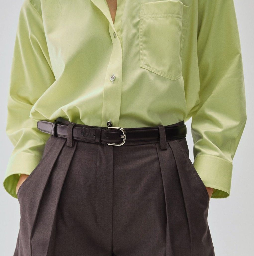 DAILY SQUAD CLASSIC BELT (เอว24-28เข็มขัดหนังแท้ อะไหล่เงิน รุ่นนี้จะ ...