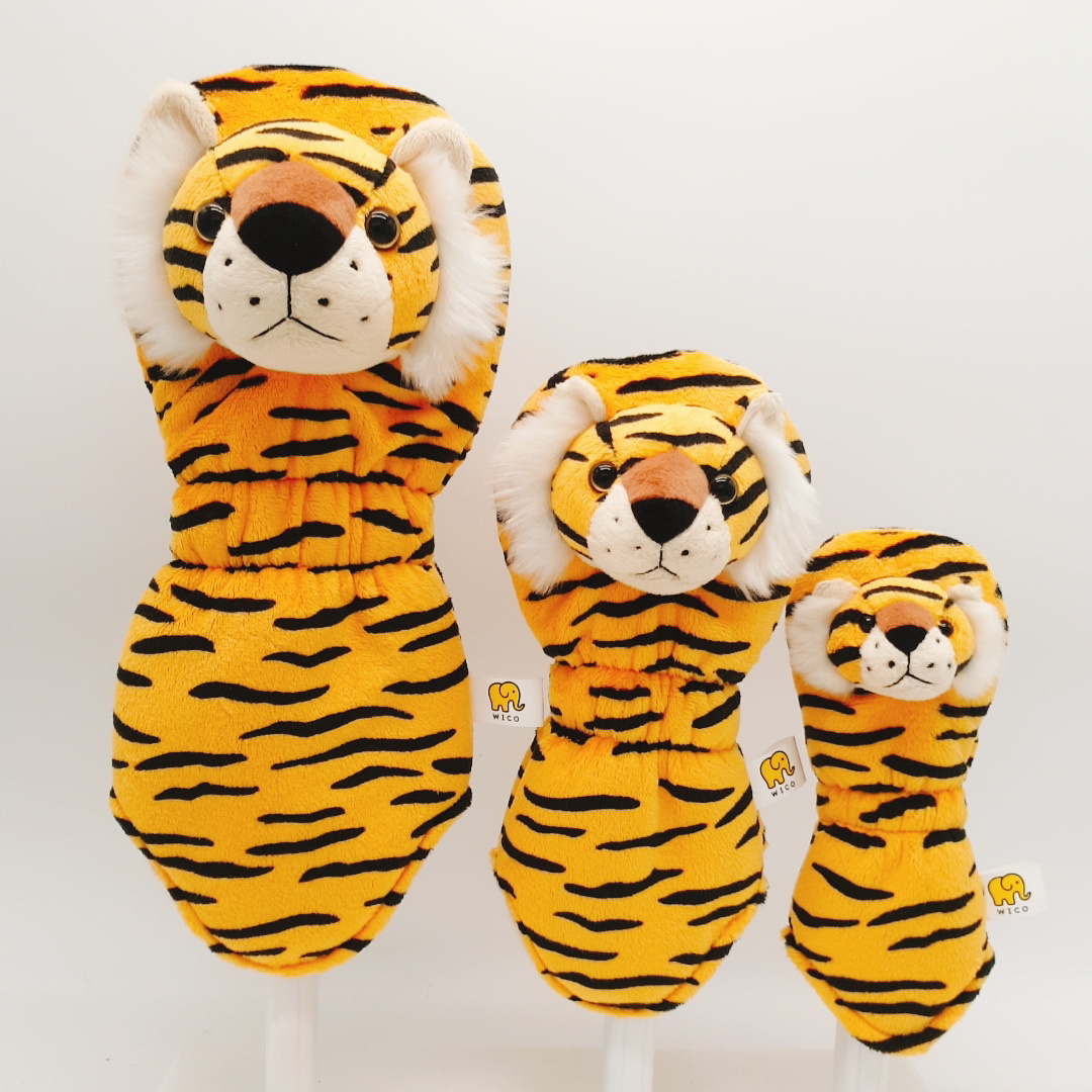 WICO Golf cover wild animal tiger ไม้หัวกอล์ฟคลับชุดป้องกัน/majestic ...