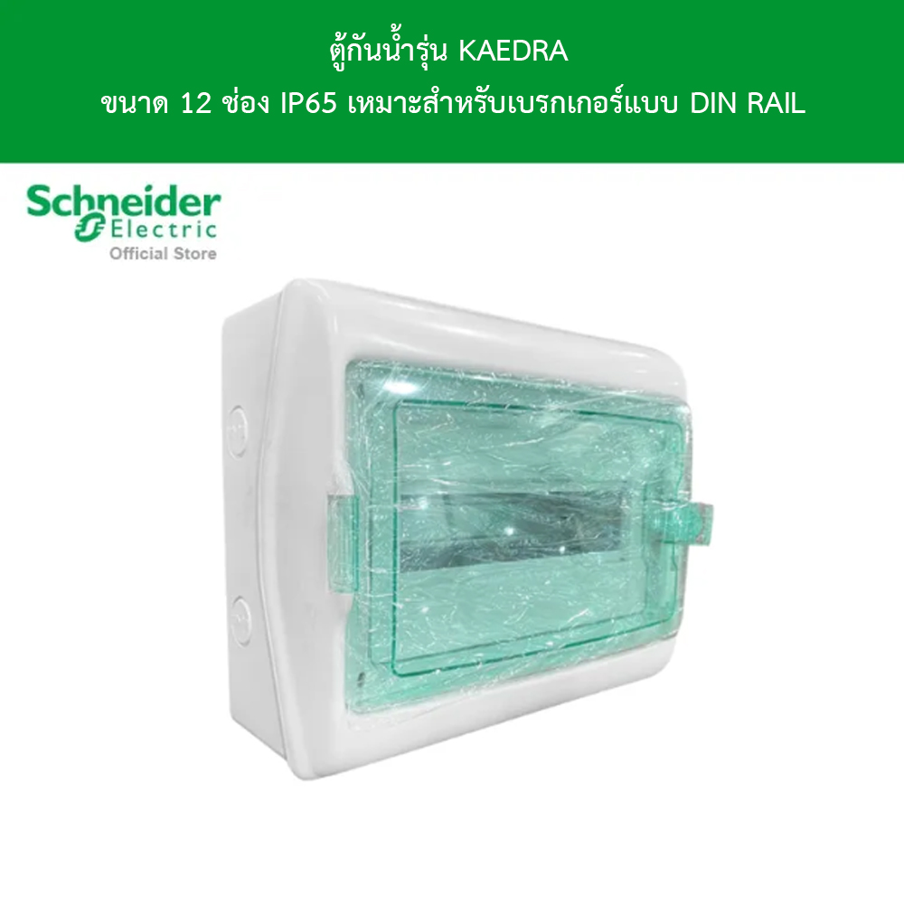 Schneider ตู้กันน้ำ KAEDRA รุ่น 12 ช่อง IP65 รหัสสินค้า 13431- ชไนเดอร์ ...
