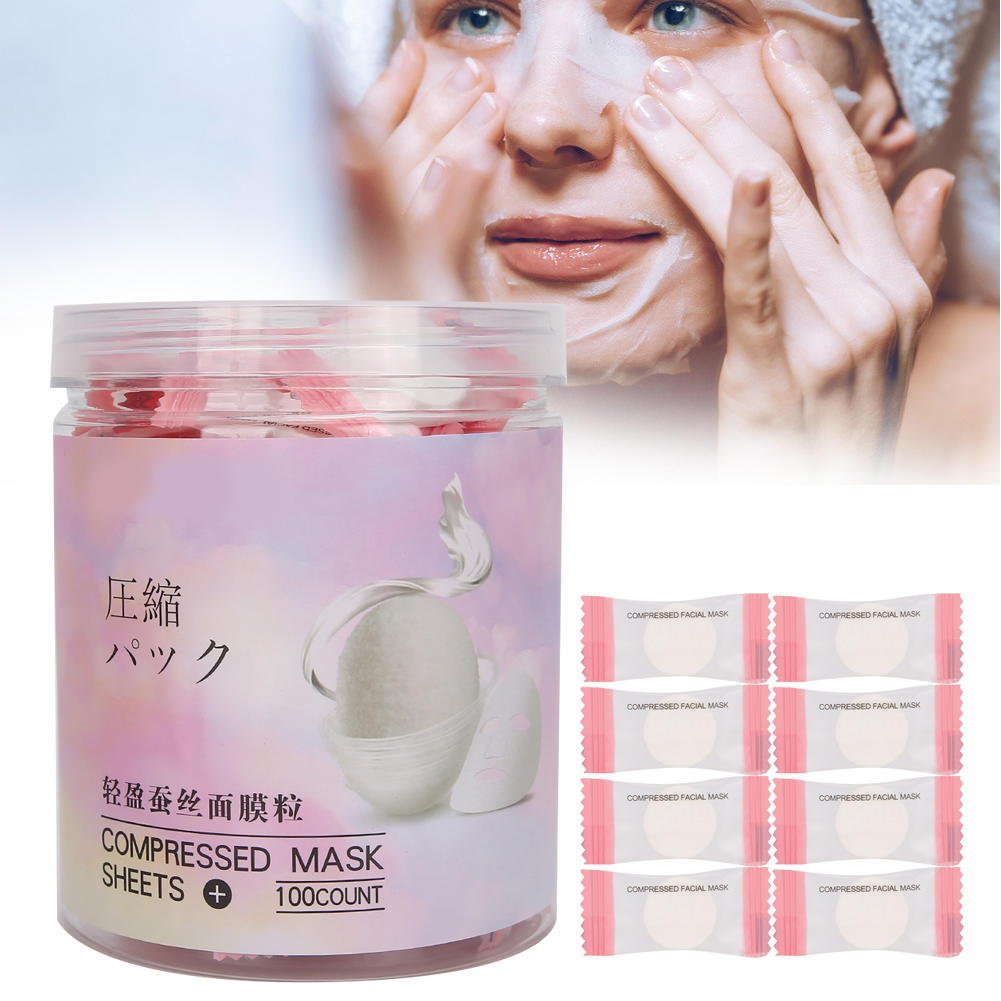 100 pcs compressed patch for wet pack, disposable moisturizing paper ...