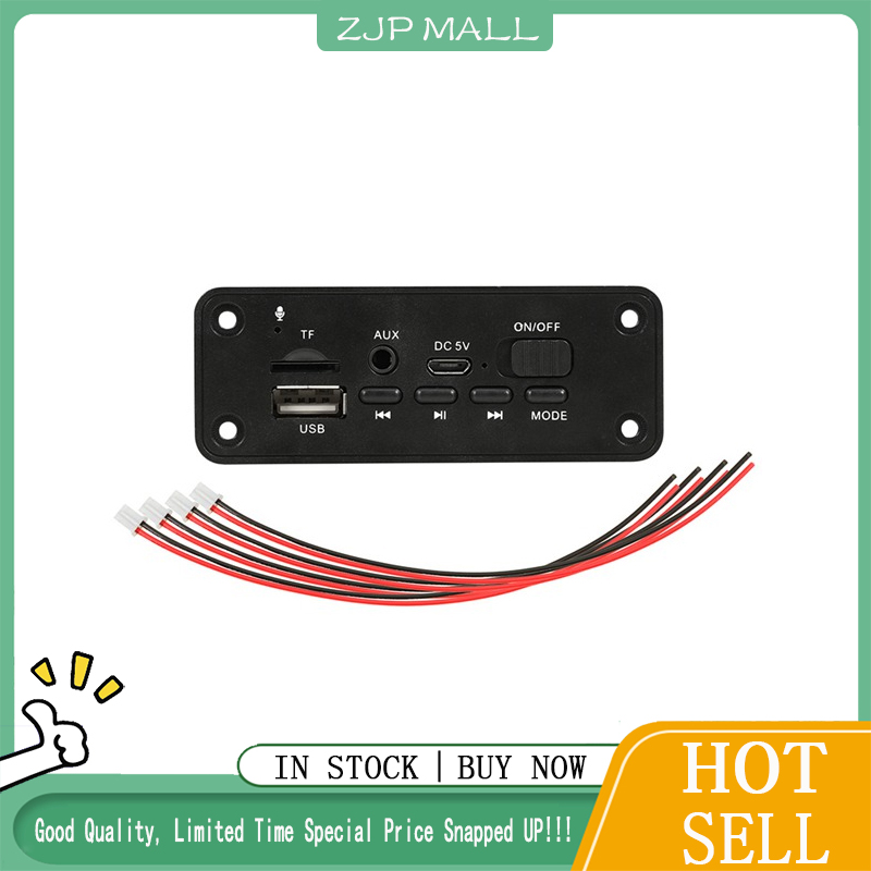 2X3W Amplifier DC 5V MP3 WMA Wireless Bluetooth 5.0 Decoder Board Audio ...