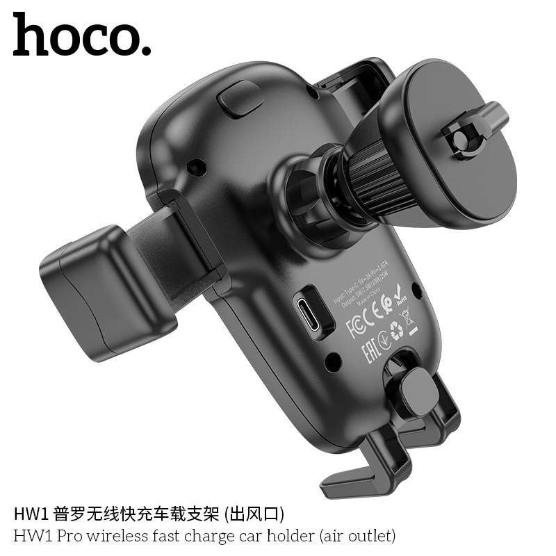 ส่งจากไทย Hoco HW1 Pro แท่นชาร์จโทรศัพท์มือถือ แบบไร้สาย 15W ฟาสชาร์จ ...