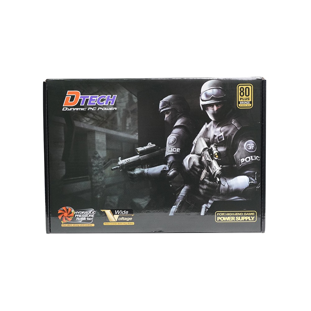 โปรเดือน 12 Dtech Power Supply 750W (80 Plus Bronze) รุ่น PW071A ปรับ ...